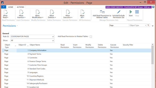 User Rights and Restrictions - PrintVis Documentation